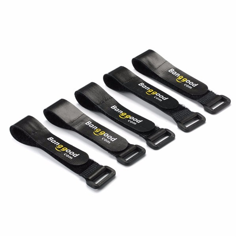 Set of 5 220 mm Anti-Skid Drone Battery Straps